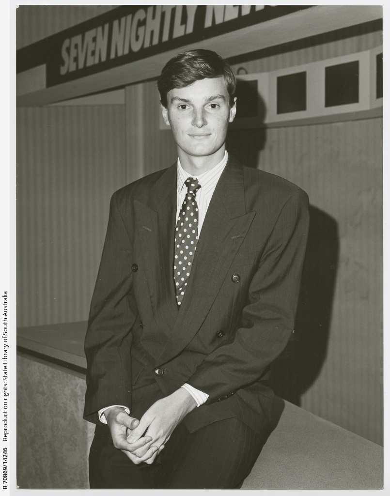 Geoff Dunn, Seven Nightly News. • Photograph • State Library of South ...