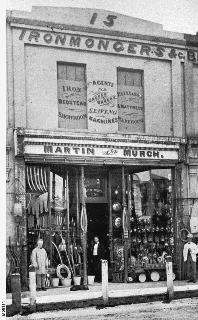 Premises of Martin and Murch • Photograph • State Library of South ...