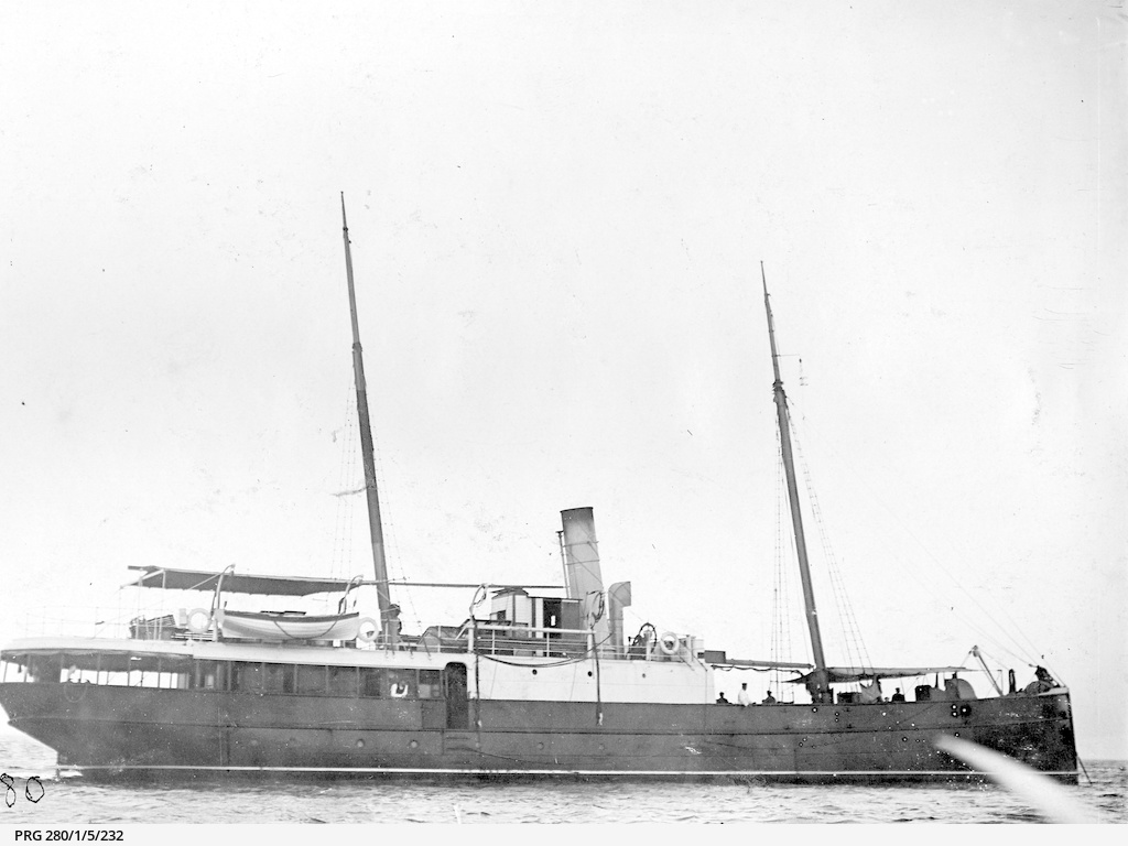 SS 'Governor Musgrave' at sea • Photograph • State Library of South ...