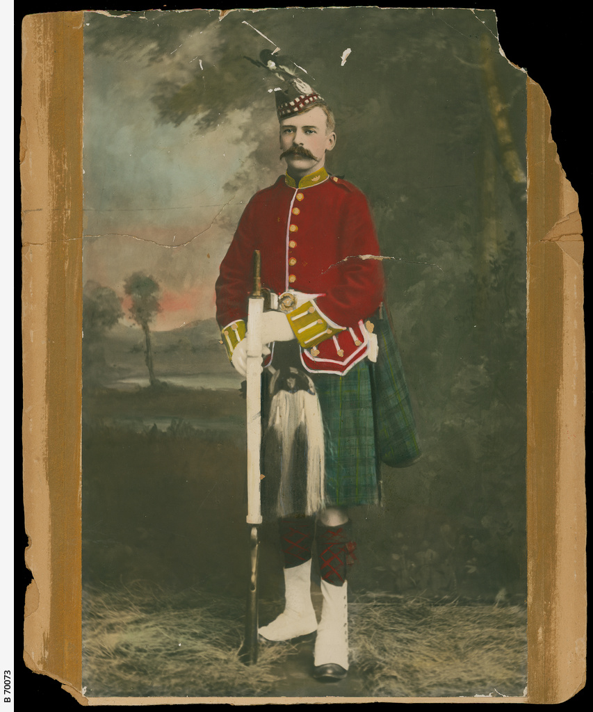 A Private of the Scottish Company • Photograph • State Library of South ...