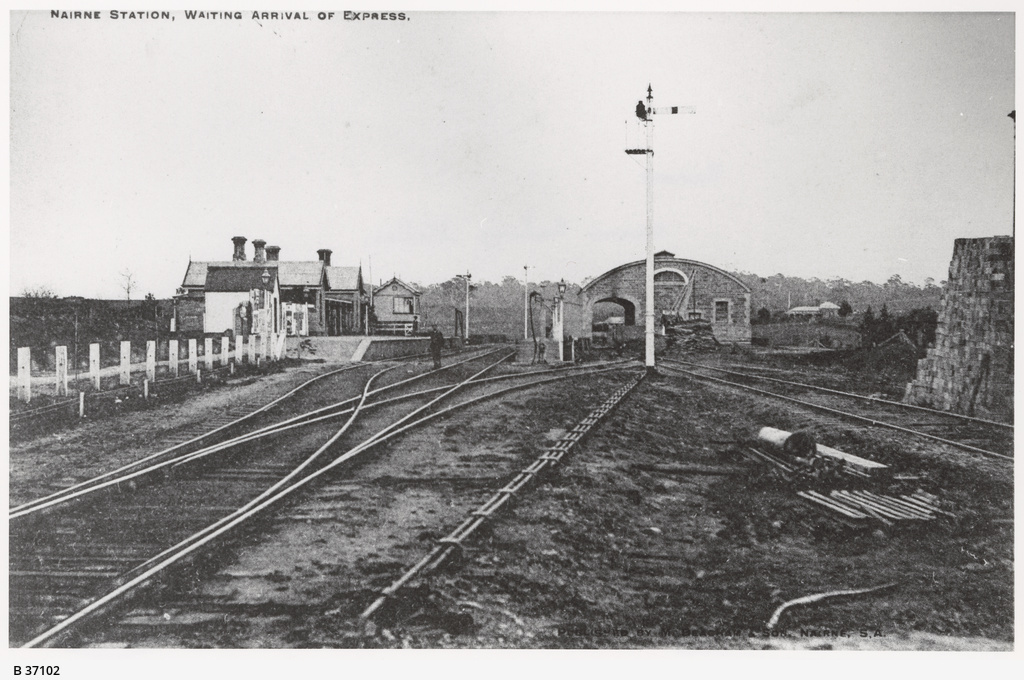 Railway Station, Nairne • Photograph • State Library of South Australia