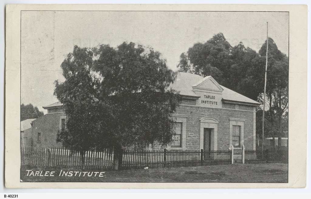 Tarlee Institute • Photograph • State Library of South Australia