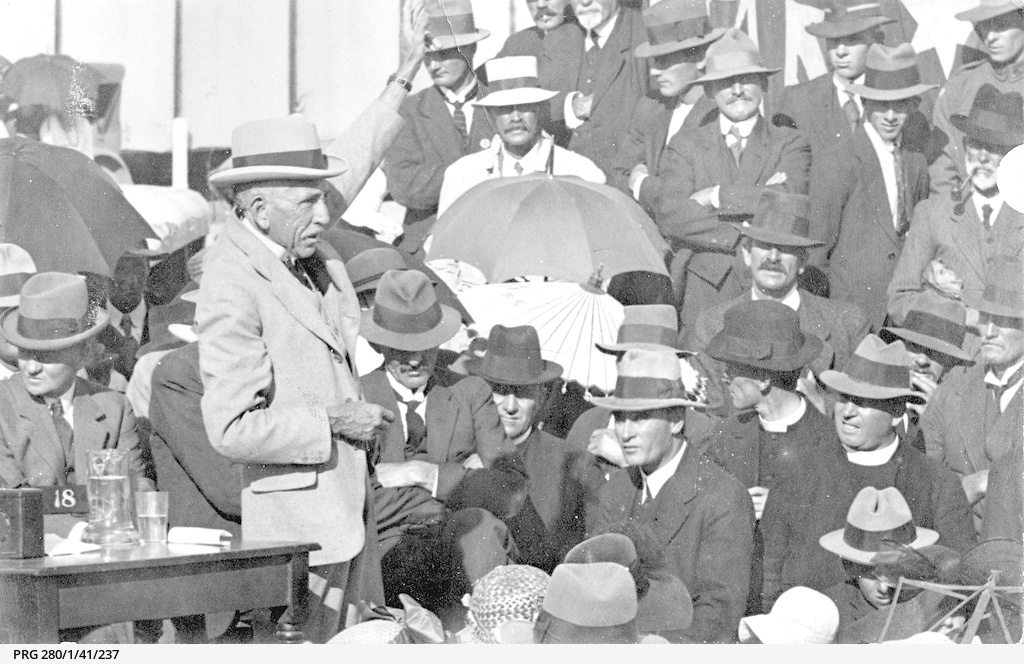 Billy Hughes in Adelaide • Photograph • State Library of South Australia