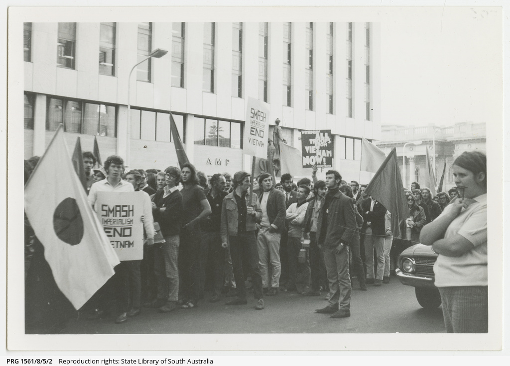 Anti-Vietnam War demonstration • Photograph • State Library of South ...