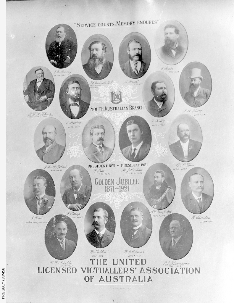 Officers of the United Licensed Victuallers' Association • Photograph ...