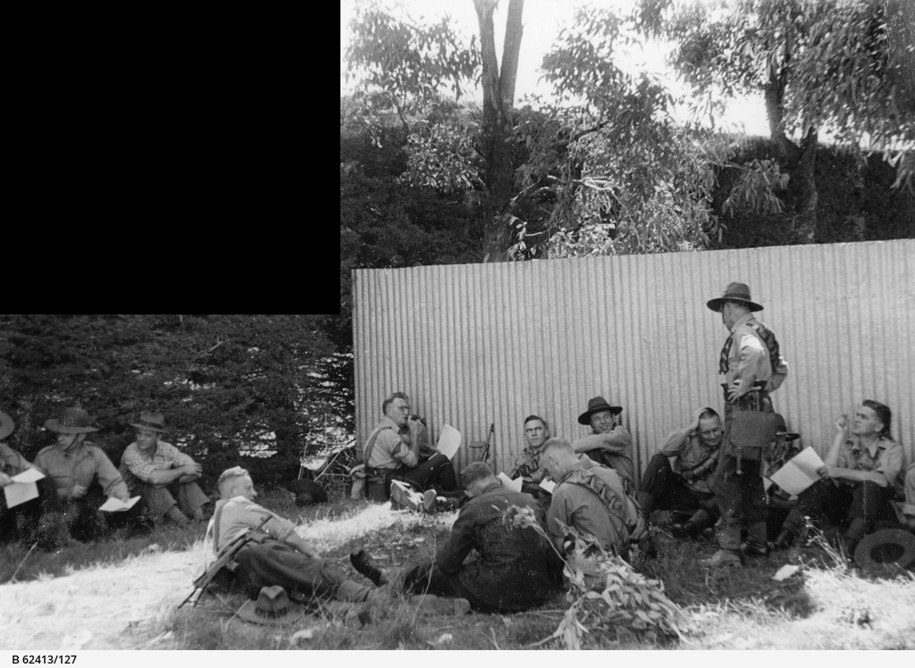 Volunteer Defence Corps in S.A.: 'awaiting their TOET' • Photograph ...