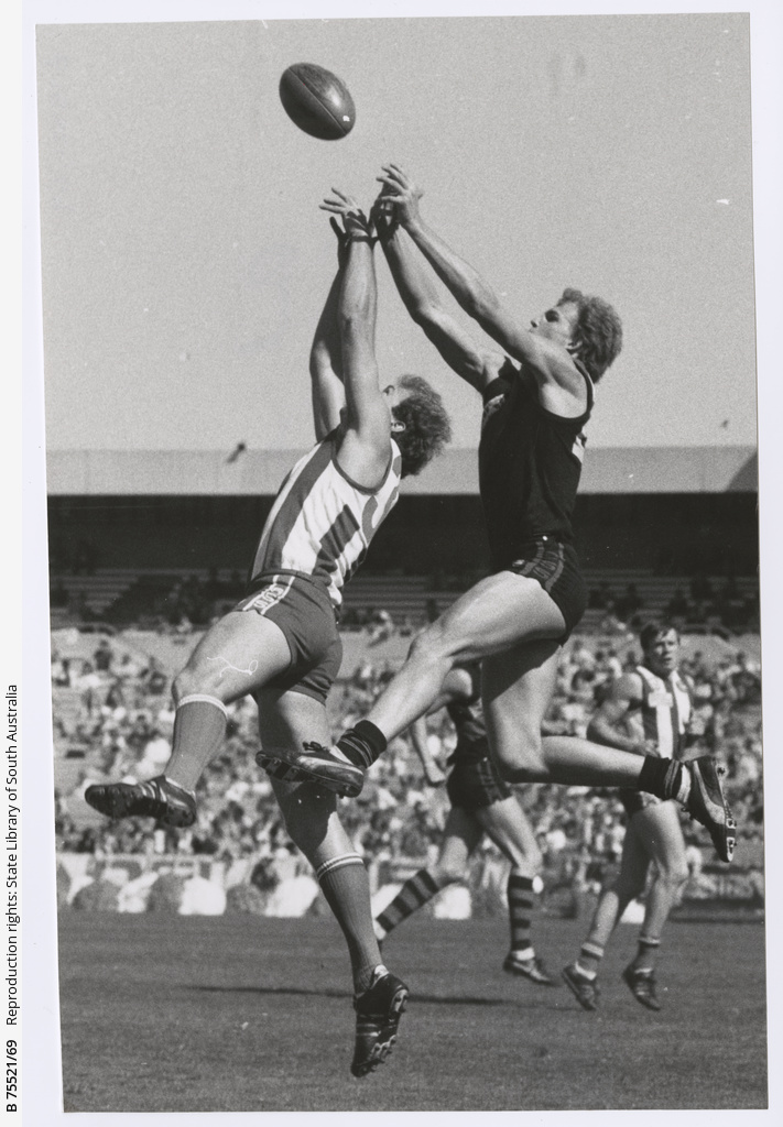 Photographs of West Adelaide and other football clubs at matches and ...