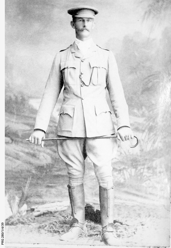 Studio view of Captain Fred Saunders • Photograph • State Library of ...