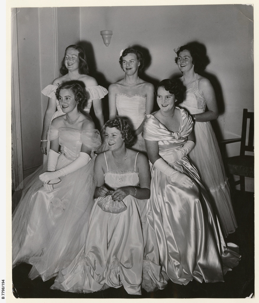 Group of debutantes • Photograph • State Library of South Australia