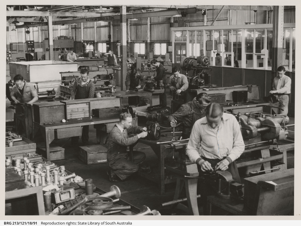 Photographic study of GM-H Woodville Plant; shop and plant • Photograph ...