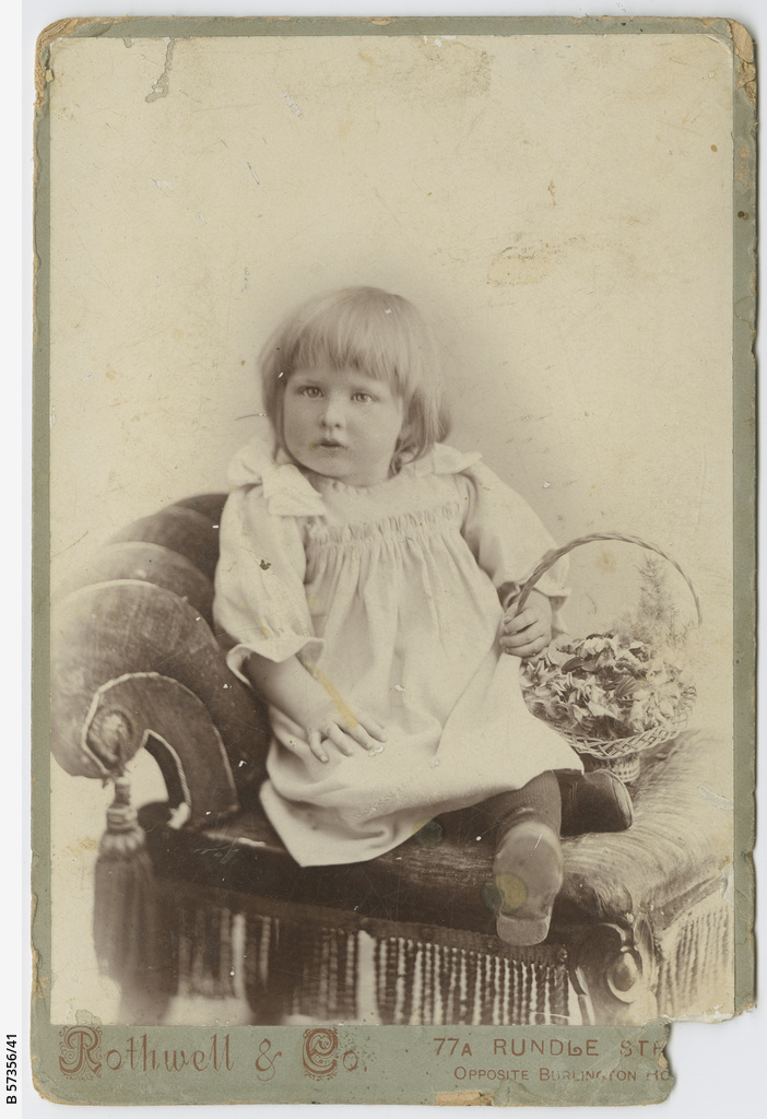 Portrait of a small child • Photograph • State Library of South Australia
