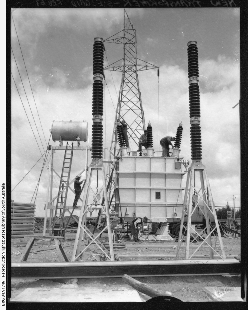 SE Grid New Transformer • Photograph • State Library of South Australia