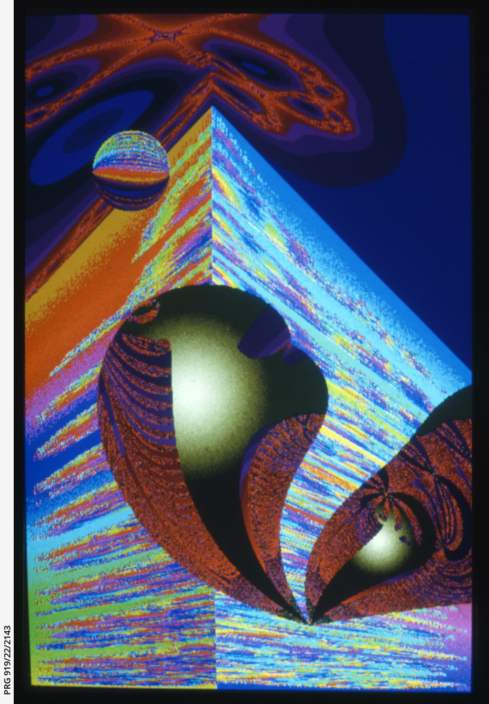 Sets of colour transparencies of computer graphics, arranged ...