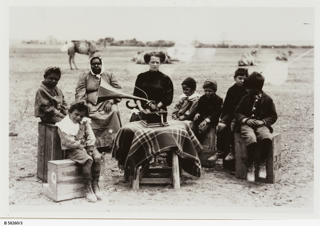 Music at 'Afghan Town', Hergott Springs • Photograph • State Library of ...