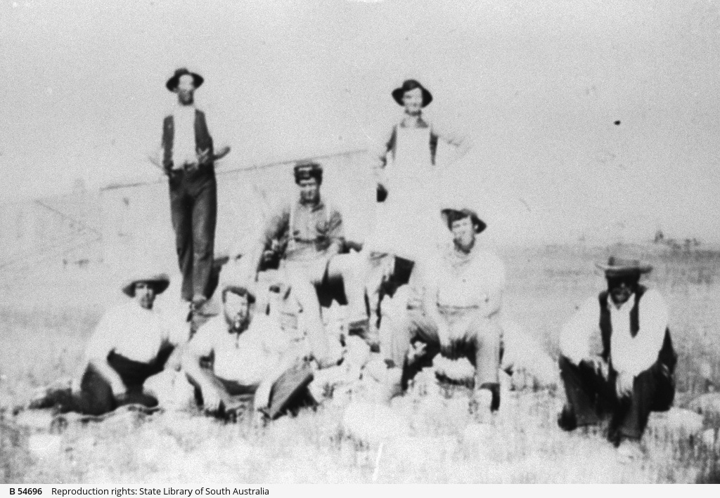 Railway work gang • Photograph • State Library of South Australia