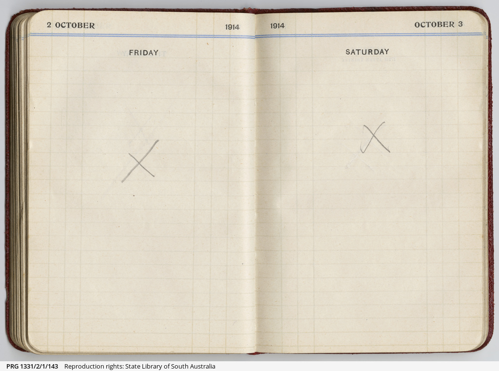 Diary of Frederick Leopold Terrell, 1914 • Manuscript • State Library ...