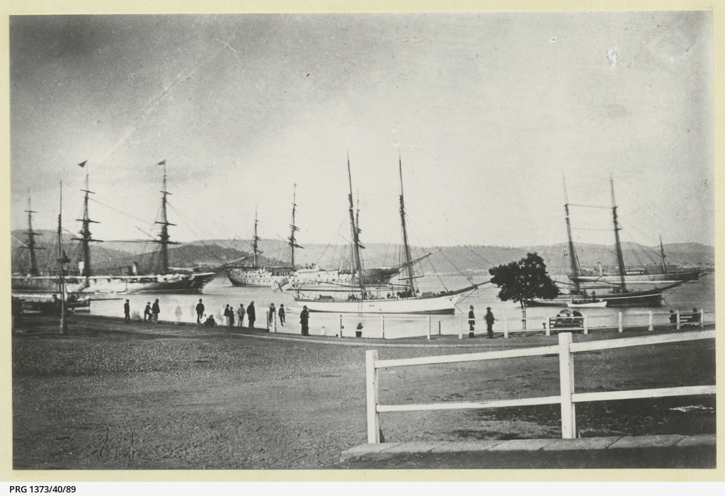 Hobart in the 1880's • Photograph • State Library of South Australia