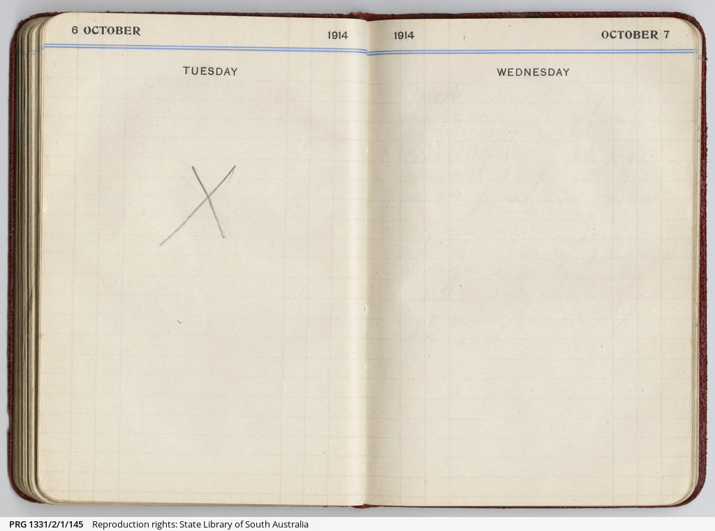 Diary of Frederick Leopold Terrell, 1914 • Manuscript • State Library ...