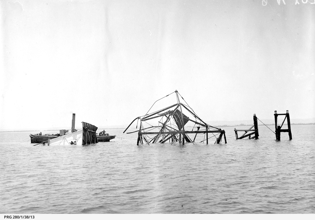 Wreck of the Port Adelaide lighthouse • Photograph • State Library of ...