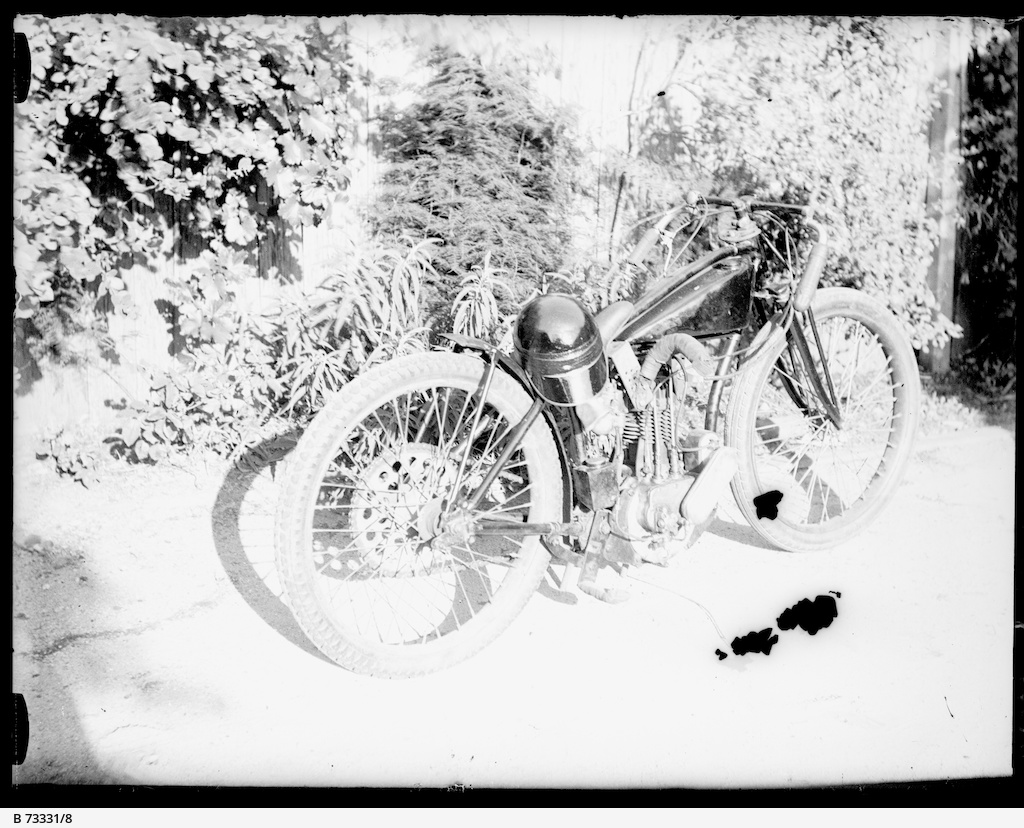 Hoffmann photographs, box 6, motorcycles • Photograph • State Library ...