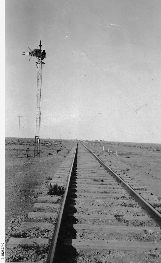 Views of Ooldea : railway line • Photograph • State Library of South ...