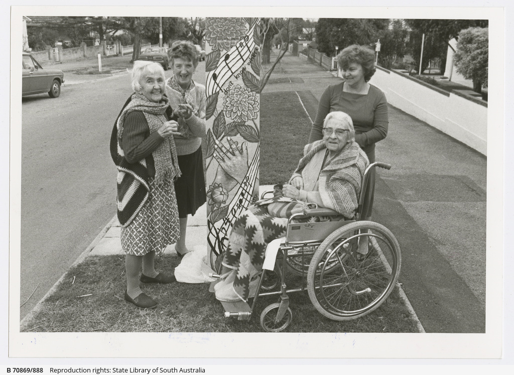 A special unveiling for the newly-painted stobie pole outside Lima ...