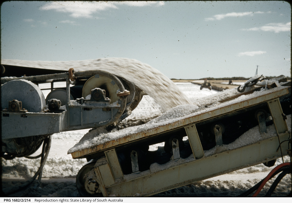 Salt harvesting and quarrying in South Australia • Photograph • State ...