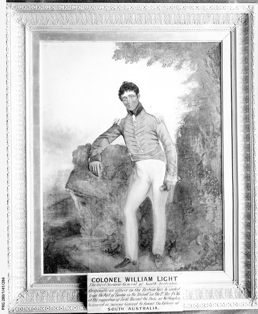 Painting of Colonel William Light • Photograph • State Library of South ...