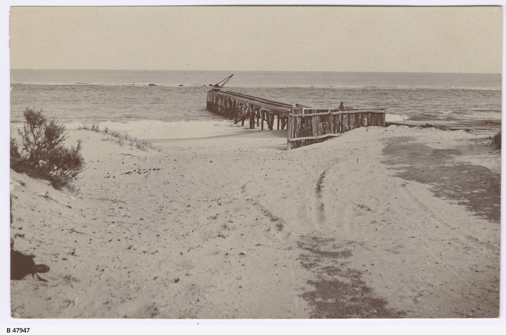 Jetty, Port Noarlunga • Photograph • State Library of South Australia