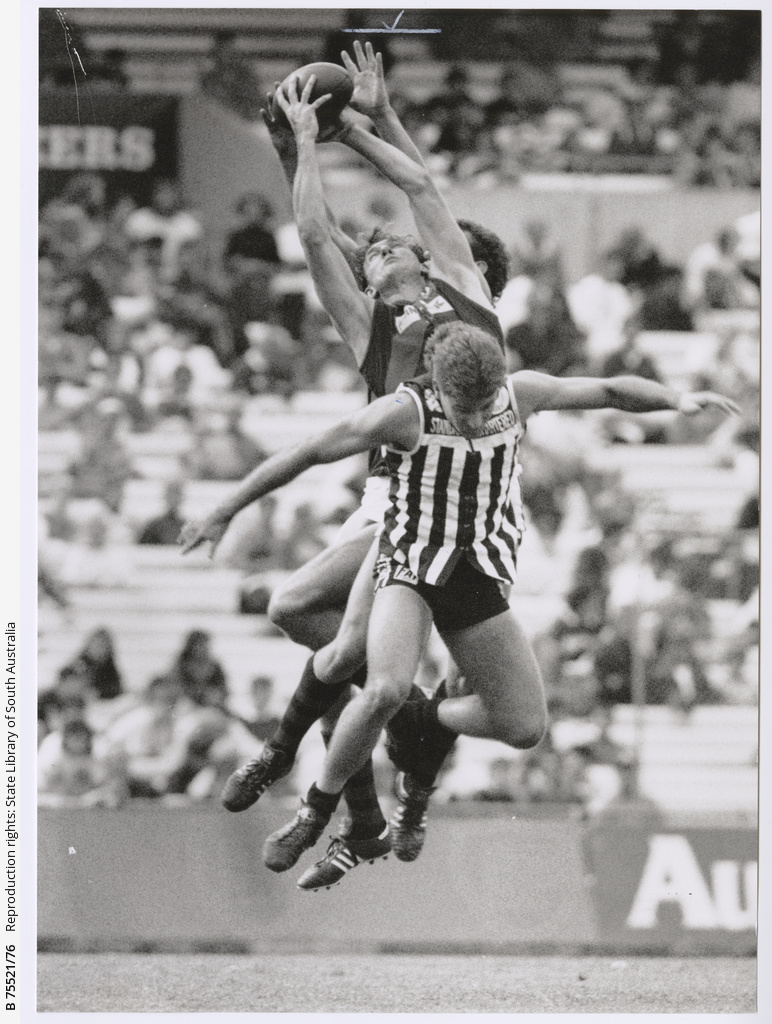 Photographs of West Adelaide and other football clubs at matches and ...