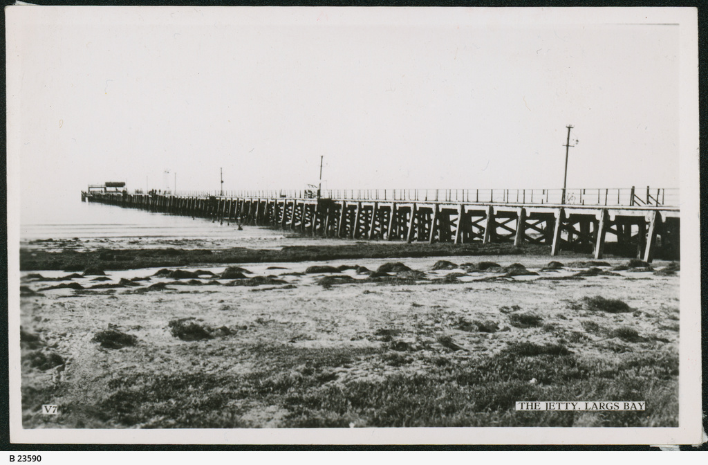 Jetty, Largs Bay • Photograph • State Library of South Australia
