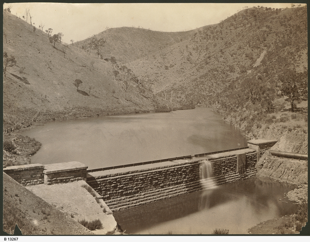 Torrens Gorge Weir • Photograph • State Library of South Australia