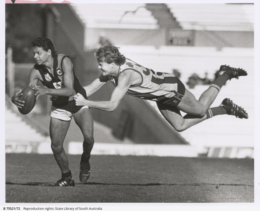 Photographs of West Adelaide and other football clubs at matches and ...