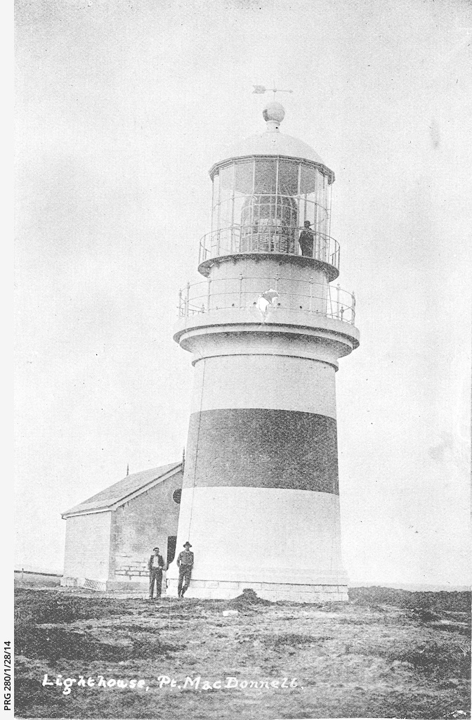 Lighthouse at Port MacDonnell • Photograph • State Library of South ...