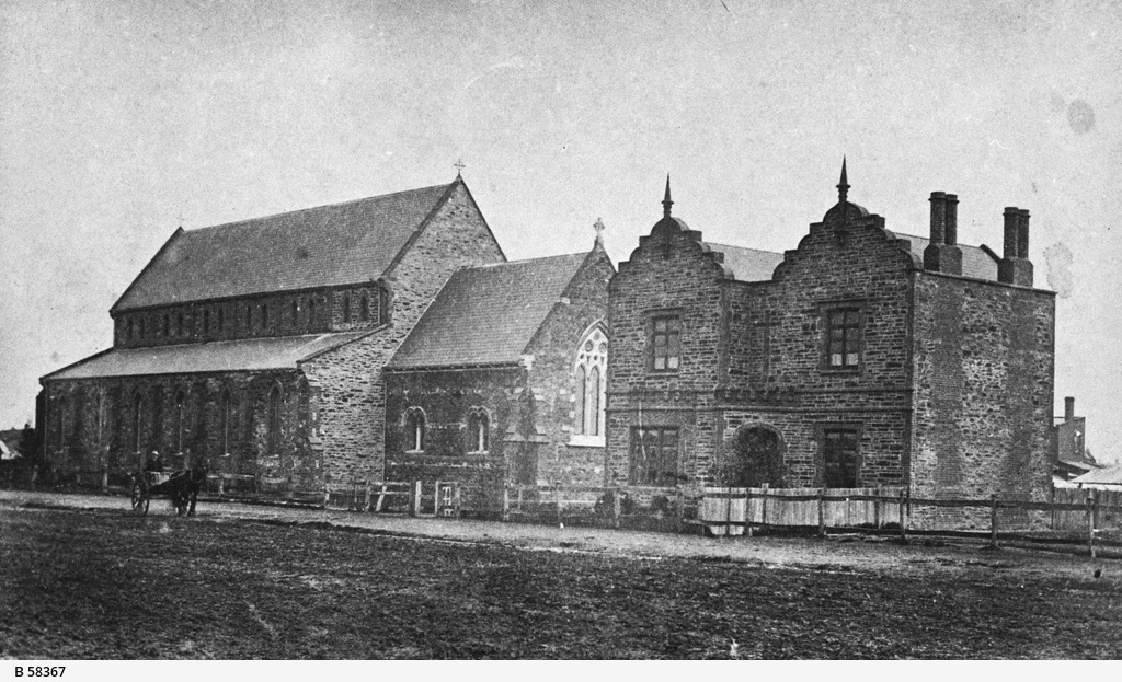 St. Paul's Church and Rectory in Flinders Street, Adelaide • Photograph ...