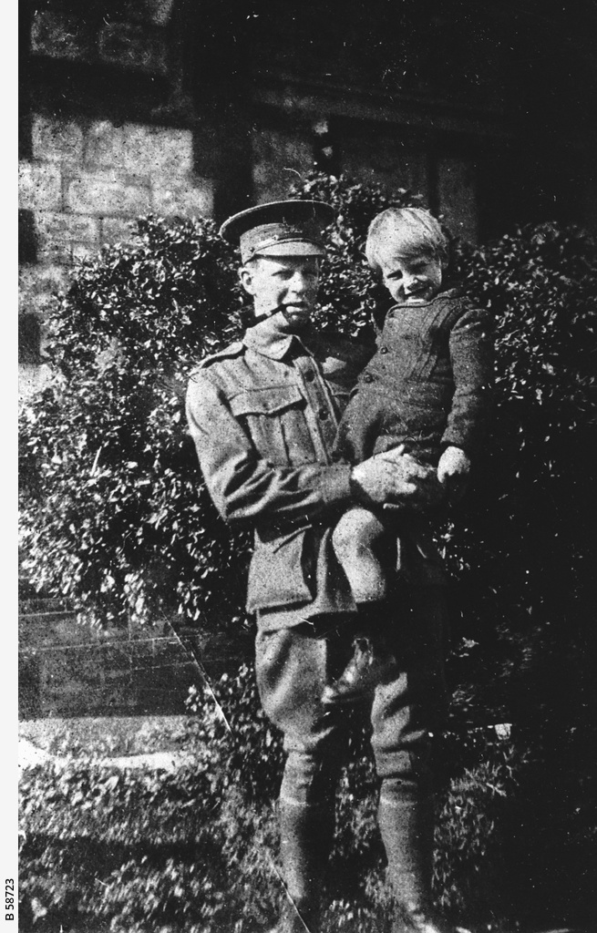 Kenneth David Bell holding Walter Reginald Bell • Photograph • State ...