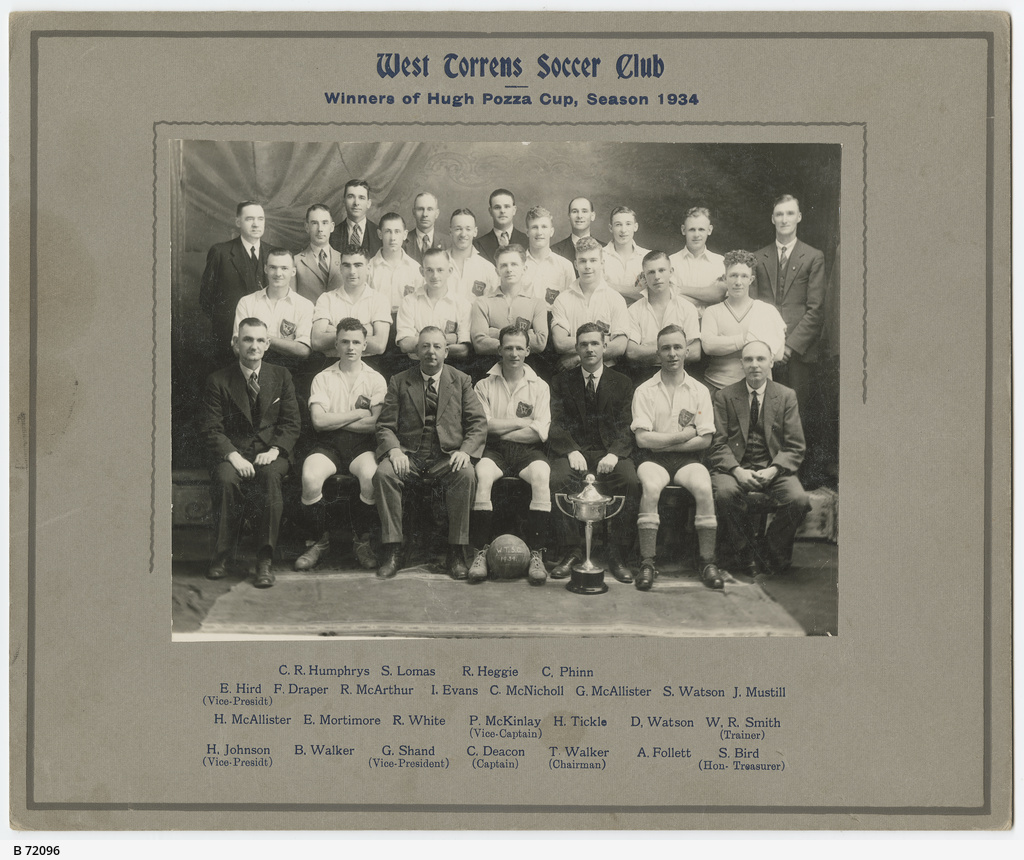 West Torrens Soccer Club • Photograph • State Library of South Australia