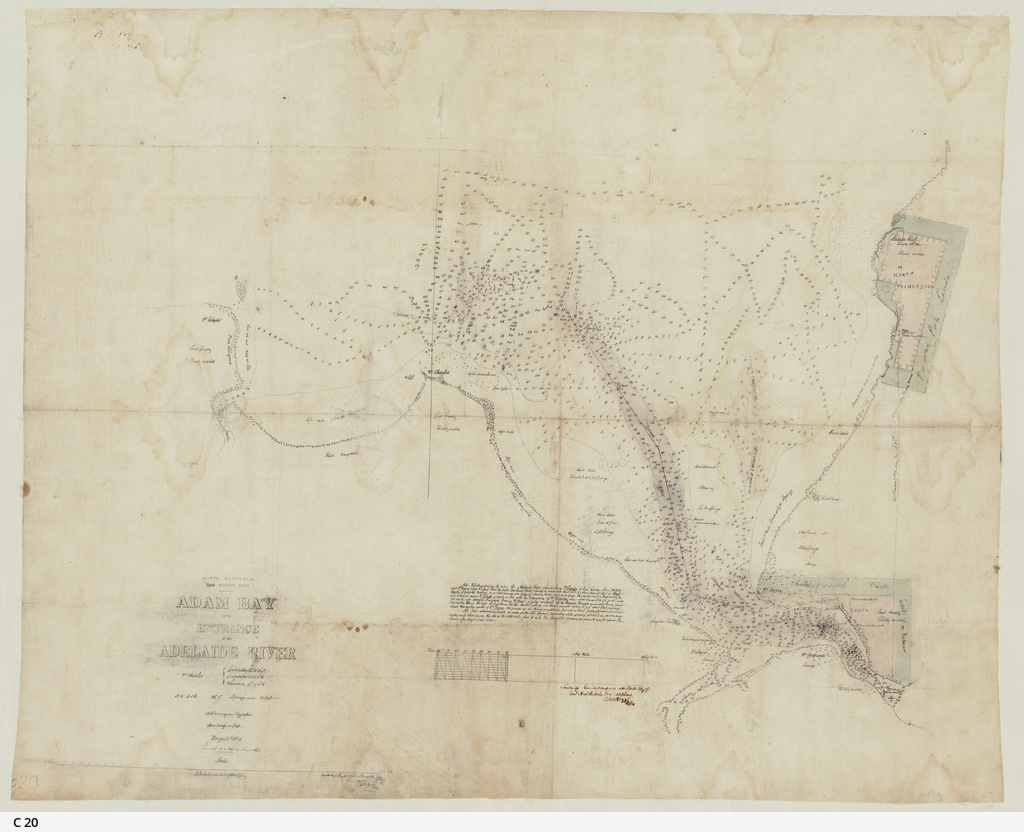 Adam Bay and entrance of the Adelaide River [cartographic material ...
