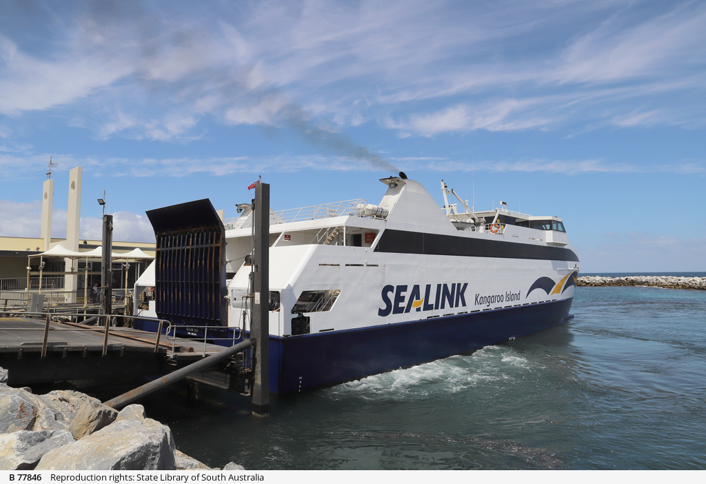 Kangaroo Island Sealink Ferry • Photograph • State Library of South ...