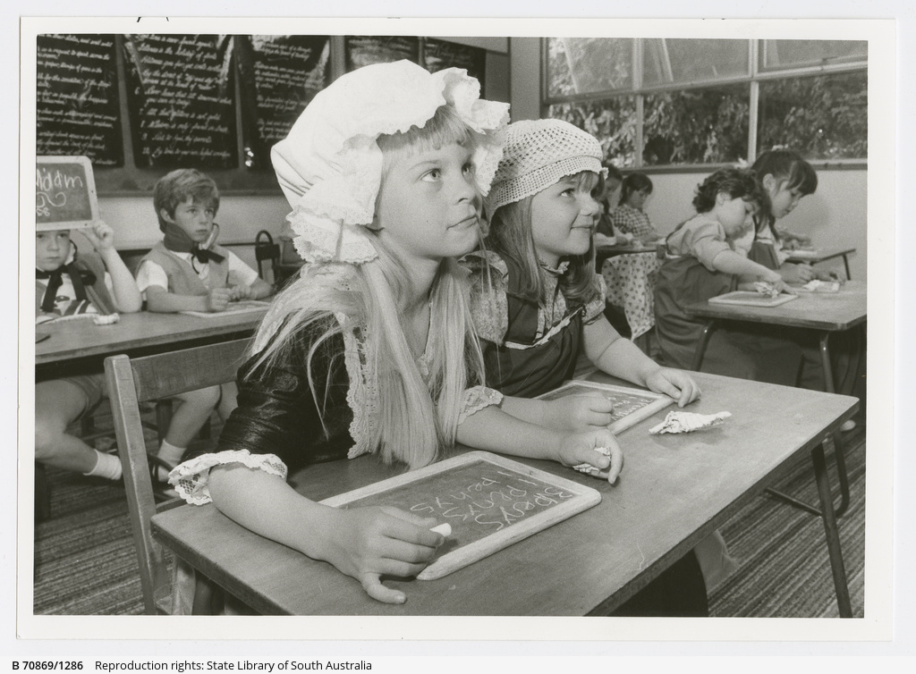 St Joseph's Primary School students Kimberley and Rosalind looked the ...