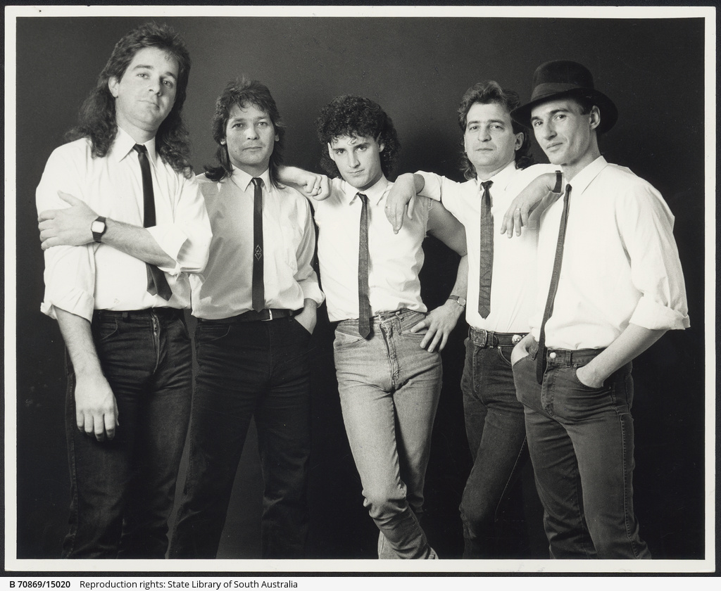 The Nazz, (left to right) Peter Jenkins, guitar; Ron Kosmider, bass ...