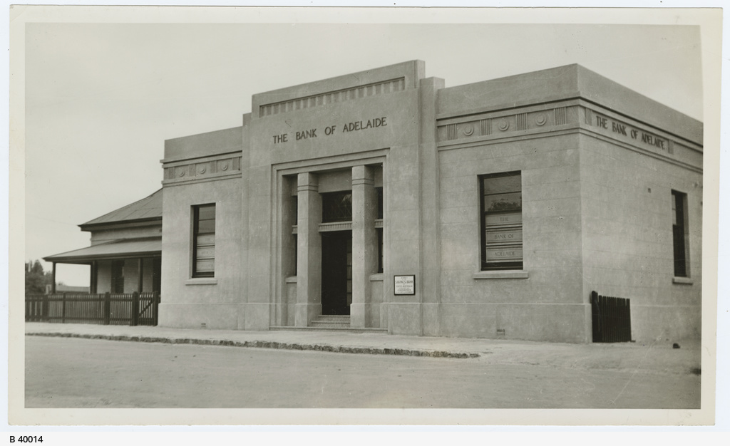 Bank of Adelaide, Yorketown YorketownRd • Photograph • State Library of ...