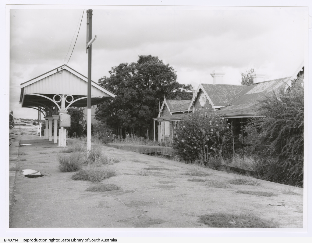 Railway station, Hamley Bridge • Photograph • State Library of South ...