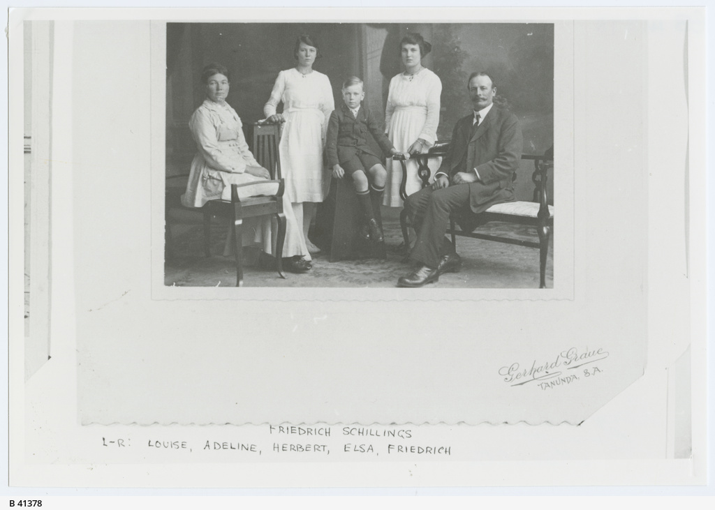 Friedrich Schilling Family • Photograph • State Library of South Australia