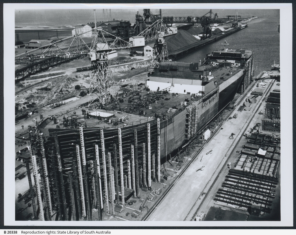 Whyalla Shipyards • Photograph • State Library of South Australia
