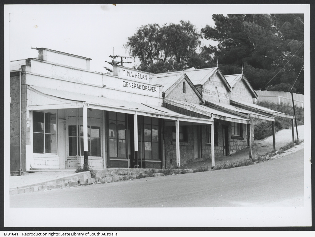 Old shops at Morgan • Photograph • State Library of South Australia