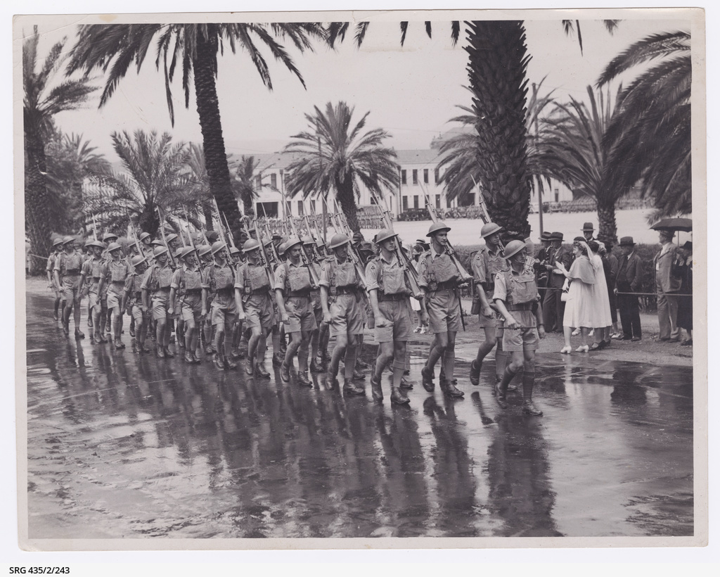 Troops marching, Torrens Parade Ground • Photograph • State Library of ...