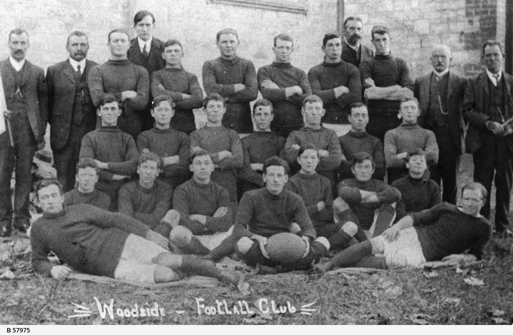 Members of Woodside Football Club • Photograph • State Library of South ...