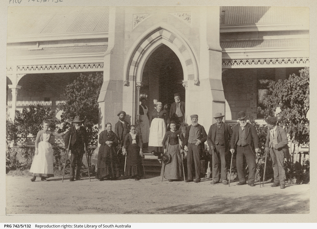 Group of incurables • Photograph • State Library of South Australia