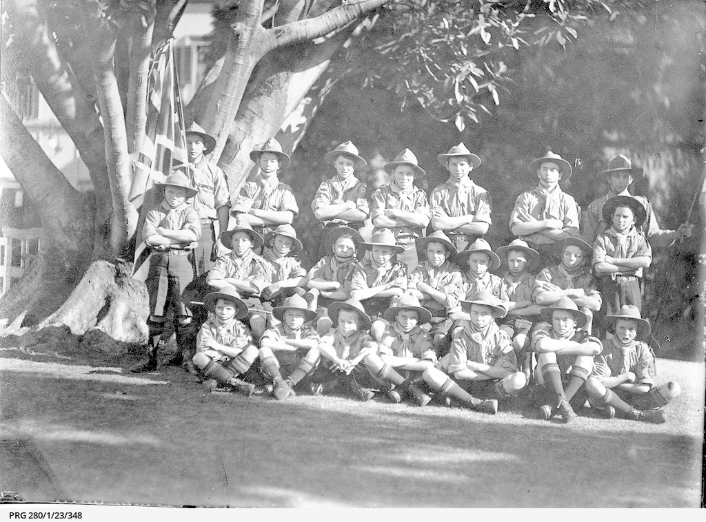 Troop of Boy Scouts from Renmark visiting Adelaide • Photograph • State ...